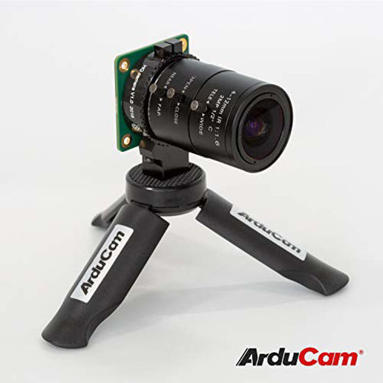 GetUSCart- Arducam 4-12mm Varifocal C-Mount Lens for Raspberry Pi HQ Camera, with C-CS Adapter