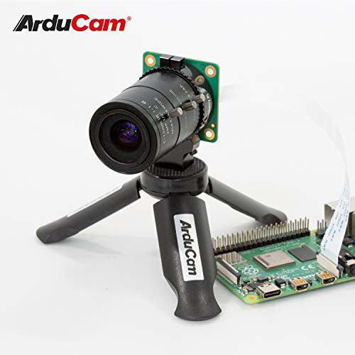 GetUSCart- Arducam 4-12mm Varifocal C-Mount Lens for Raspberry Pi HQ Camera, with C-CS Adapter