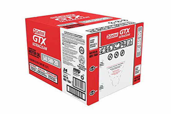 GetUSCart- Castrol 60020 GTX ULTRACLEAN 5W-20 Motor Oil, 6 Gallon ...