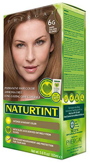 GetUSCart- Naturtint Permanent Hair Color 6G Dark Golden Blonde (Pack of 1), Ammonia Free, Vegan ...