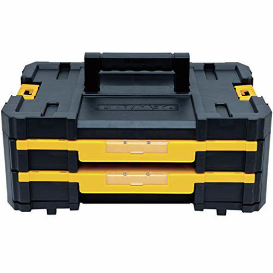 GetUSCart- DEWALT TSTAK Tool Storage Organizer, Double Drawers (DWST17804)