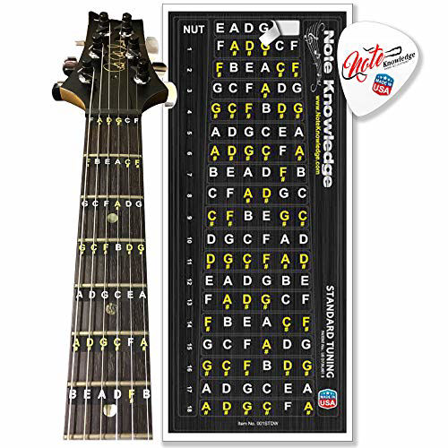 GetUSCart- Learn Guitar Fretboard Note Map Decals/Stickers
