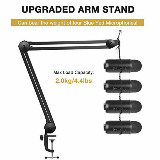 GetUSCart- InnoGear Microphone Arm Stand, Heavy Duty Mic Arm Microphone ...