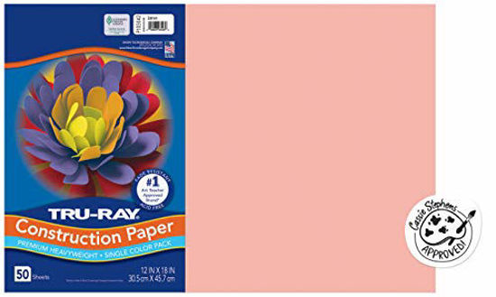 GetUSCart- Tru-Ray Heavyweight Construction Paper, Salmon, 12" x 18 ...