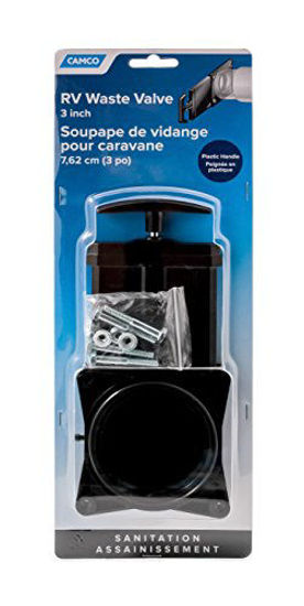 GetUSCart- Camco 39513 3" RV Waste Valve with Plastic Handle- Easily ...