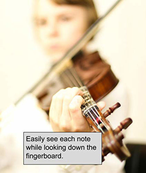 Getuscart Fantastic Violin Finger Guide All Notes Guide For 3 4 Size