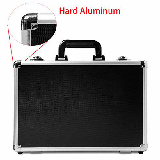 GetUSCart- HUL 14in Two-Tone Aluminum Case with Customizable Pluck Foam ...