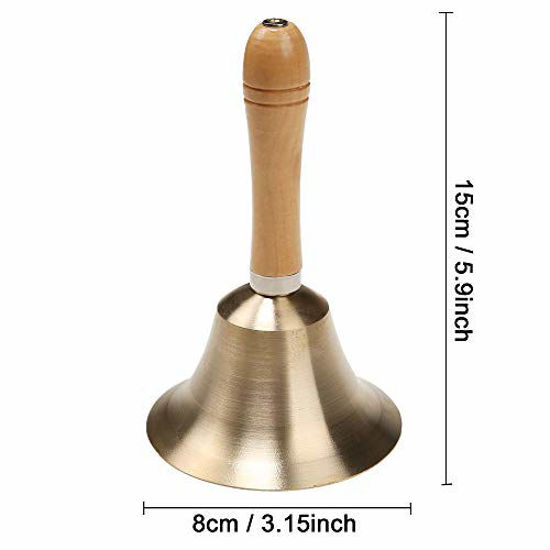 GetUSCart- Super Loud Solid Brass Hand Call Bell