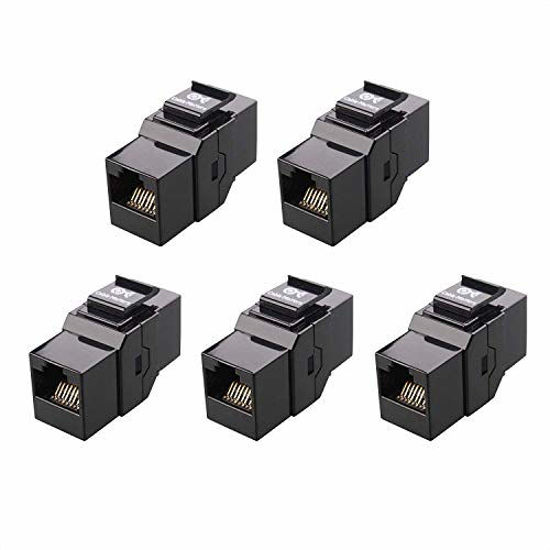 GetUSCart- Cable Matters UL Listed 5-Pack RJ45 Keystone Jack Coupler ...