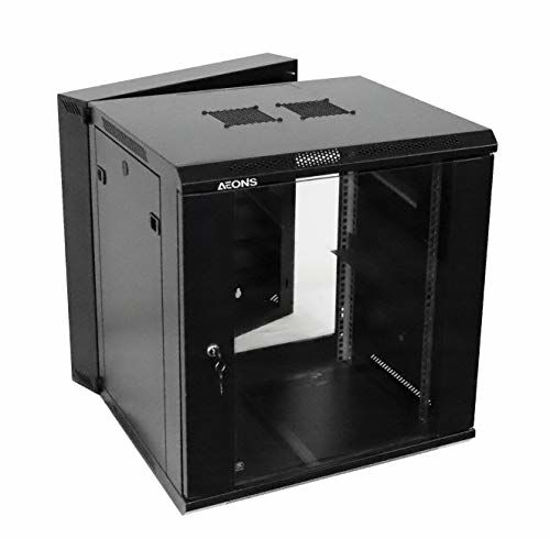 GetUSCart- AEONS 12U Professional Wall Mount Server Cabinet Enclosure ...