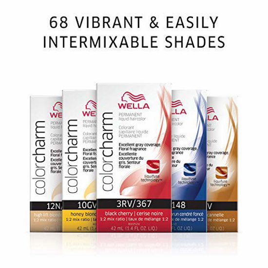 GetUSCart- WELLA Color Charm Permanent Liquid Hair Color Blondes, 7NW ...