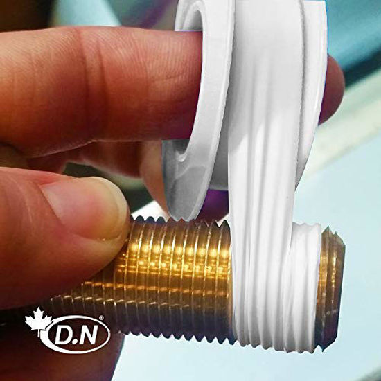 GetUSCart- D.N Teflon Tape Premium Grade (PTFE) Thread Seal Tape for ...