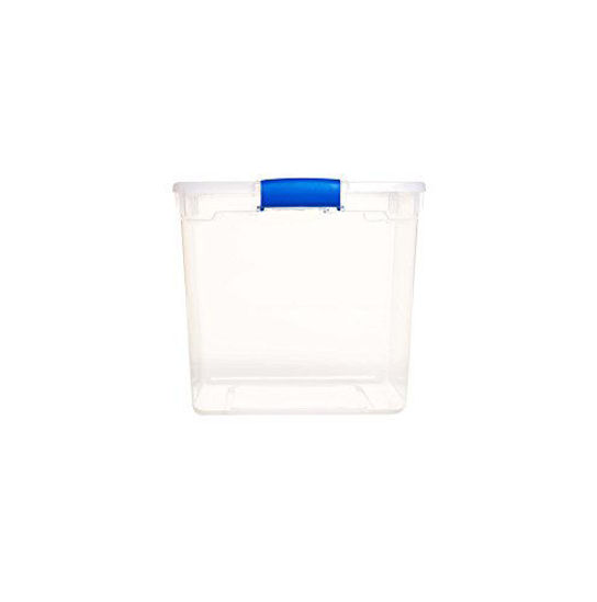 GetUSCart- HOMZ 3430CLRDC.04 Plastic Storage, Modular Stackable Storage ...