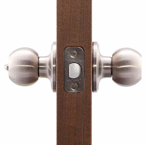 GetUSCart- Copper Creek BK2030SS Ball Privacy Door Knob, Satin Stainless