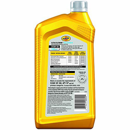 GetUSCart- Pennzoil Ultra Platinum Full Synthetic 5W-30 Motor Oil (1 ...