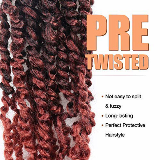 Getuscart Toyotress Tiana Passion Twist Hair Pre Twisted 8 Packs 12