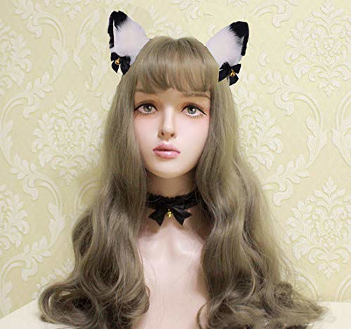 GetUSCart- Fxaelian Animal Anime Faux Fur Fox Wolf Cat Dog Ears ...