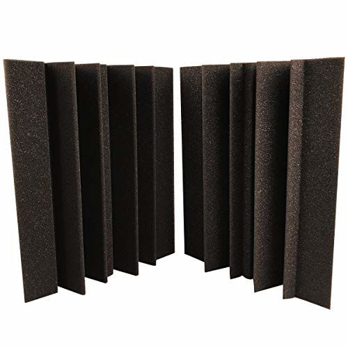 GetUSCart- JBER 4 Pack Acoustic Foam Bass Trap Studio Foam 12" X 7" X 7 ...
