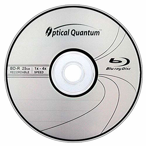 GetUSCart- Optical Quantum 25 GB 4X Blu-ray Single Layer Recordable ...