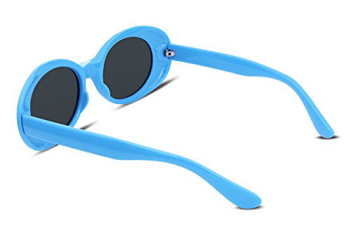 GetUSCart- FEISEDY Candy Retro Acetate Blue Frame Clout Goggles Kurt ...