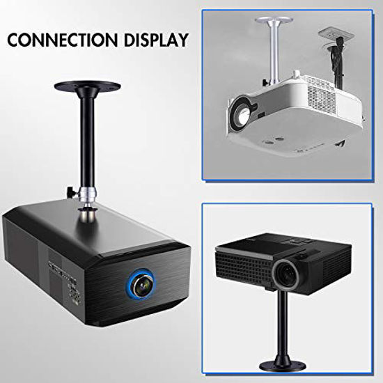 GetUSCart- Yizerel 2 Pack Mini Ceiling Projector Mount Set, Adjustable ...