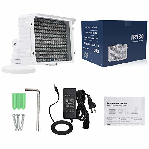 GetUSCart- CMVision IR130-830NM - 198 LED Indoor/Outdoor Long Range 150 ...