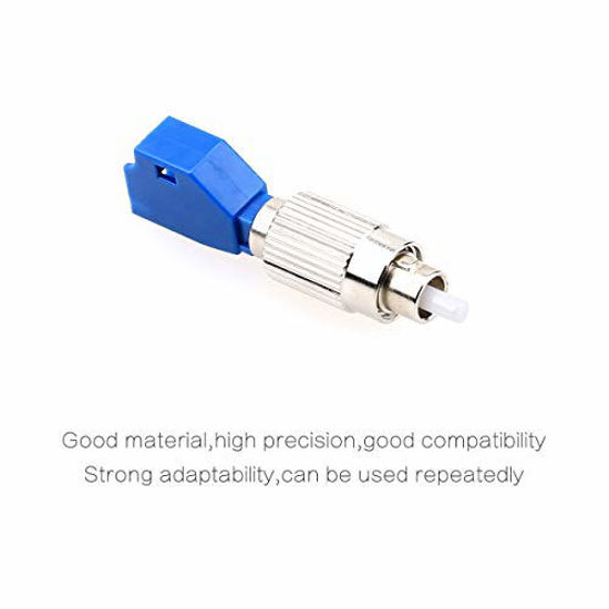GetUSCart- KELUSHI Fiber Optic Connector, FC Male to LC Female Hybrid Optical Fiber Convertor ...