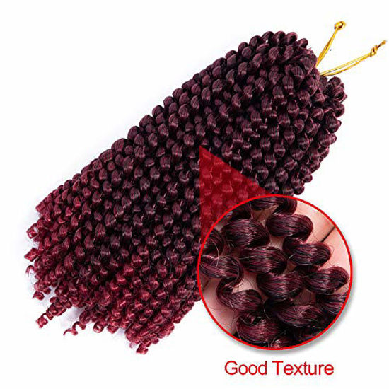 GetUSCart- 6 Pack Spring Twist Crochet Hair Braiding Bomb Twist Ombre ...