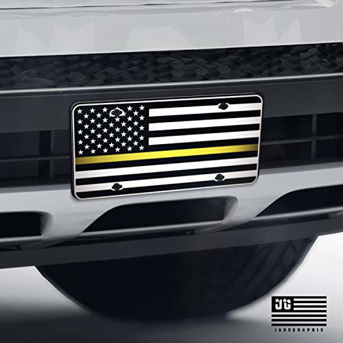 GetUSCart- JASS GRAPHIX Dispatcher Thin Yellow Line American Flag ...