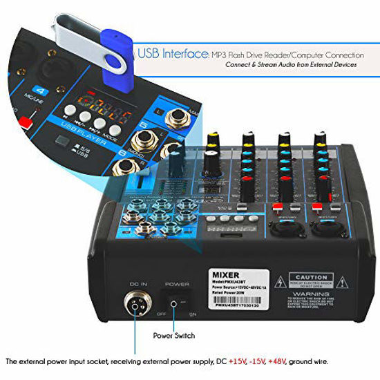 GetUSCart- Pyle Professional Audio Mixer Sound Board Console System ...