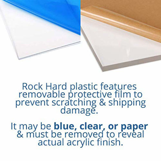 GetUSCart- Rock Hard Plastics - 12" x 12" Blue 2114 Acrylic Plexiglass ...