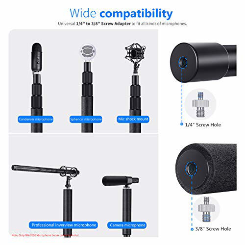 GetUSCart- Neewer Portable 3 Sections Stretchable Handheld Microphone ...