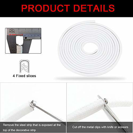 GetUSCart- Winunite 32-4/5Ft Textured Ultra White (NOT Pearl White) Car ...