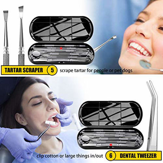 GetUSCart- Best Dental Tools, 6 Pack Upgraded Professional Teeth ...