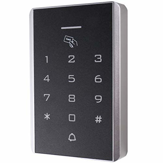 GetUSCart- UHPPOTE 125KHz Single Door Proximity RFID Card Access Control Keypad with 10pcs Keyfobs