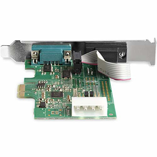 GetUSCart- StarTech.com 2-port PCI Express RS232 Serial Adapter Card - PCIe RS232 Serial Host ...