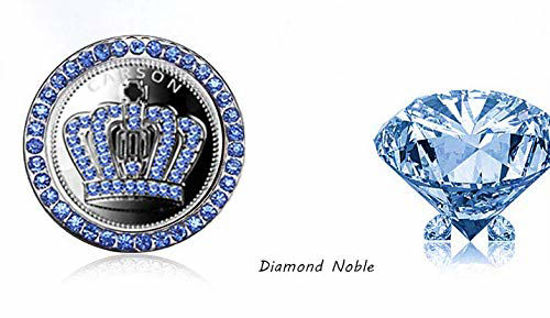 GetUSCart- 2 Piece Automotive Interior Emblem Crystal Bling Ring ...