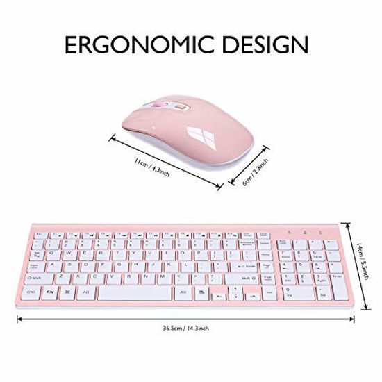 Getuscart Wireless Keyboard Mouse Combo Cimetech Compact Full Size Wireless Keyboard And Mouse