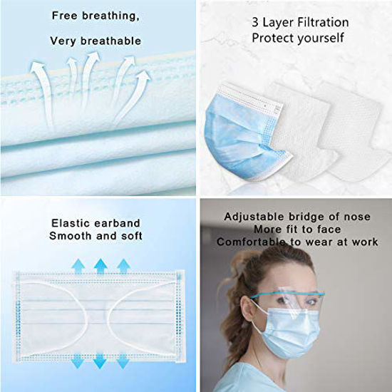 GetUSCart- mystcare Disposable Face Mask 50 Pack Individually Packaged ...