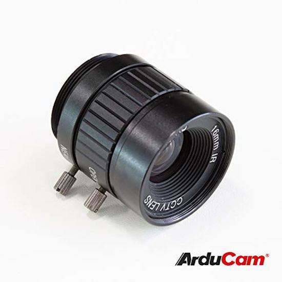 GetUSCart- Arducam CS-Mount Lens for Raspberry Pi HQ Camera, 16mm Focal Length with Manual Focus ...