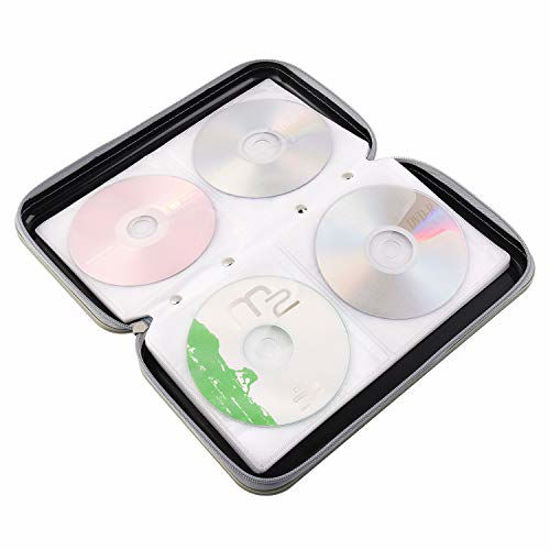 GetUSCart- alavisxf xx CD Holder, 72 Capacity CD/DVD Case Holder ...