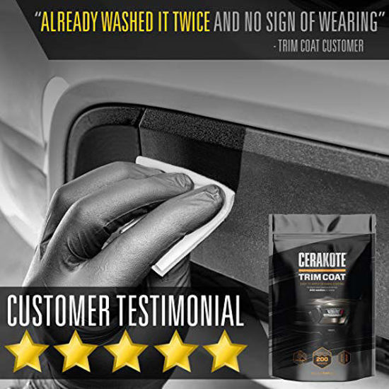 GetUSCart- CERAKOTE Ceramic Trim Coat Kit - Quick Plastic Trim Restorer - Guaranteed Restoration ...