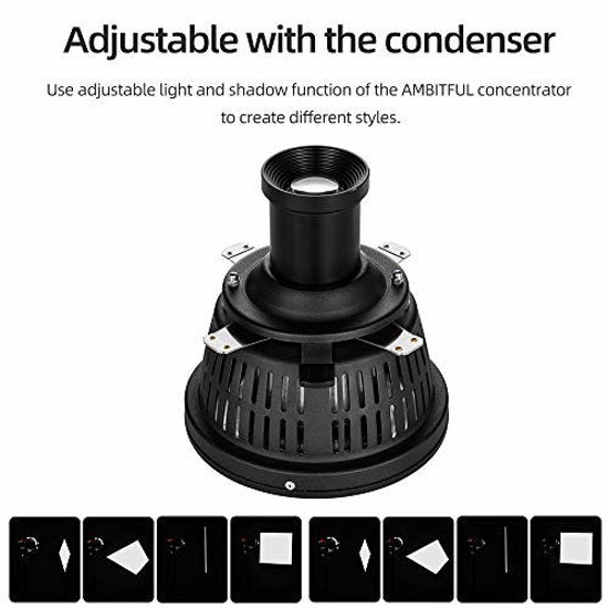 GetUSCart- AMBITFUL AL-16 Bowens Mount Optical Focalize Condenser Beam ...