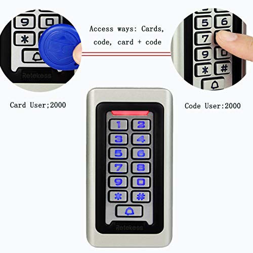 GetUSCart- Retekess T-AC03 Security Access Control Keypad,RFID Keypad,Door Access Control,Stand ...