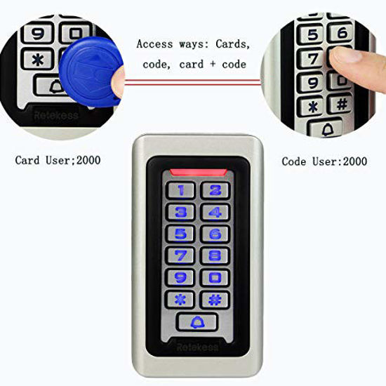 GetUSCart- Retekess T-AC03 Security Access Control Keypad,RFID Keypad,Door Access Control,Stand ...