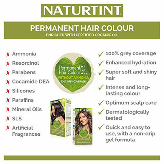 GetUSCart- Naturtint Permanent Hair Color 6A Dark Ash Blonde (Pack of 1), Ammonia Free, Vegan ...