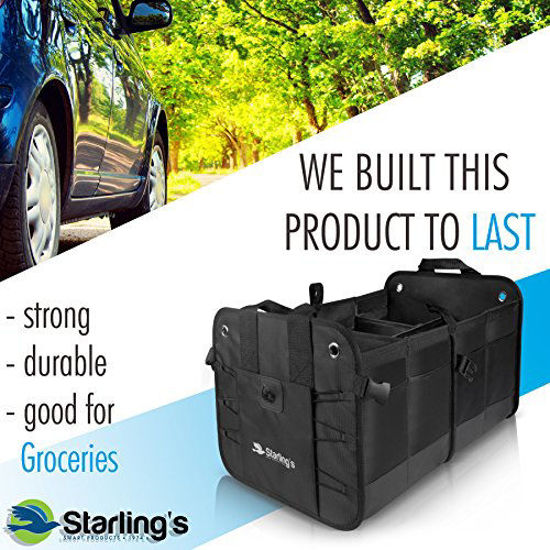 GetUSCart- Starling's Car Trunk Organizer - Durable Storage SUV Cargo ...