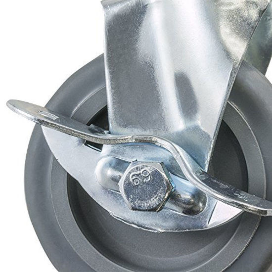 GetUSCart- Houseables Caster Wheels, Casters, Set of 4, 3 Inch, Rubber ...