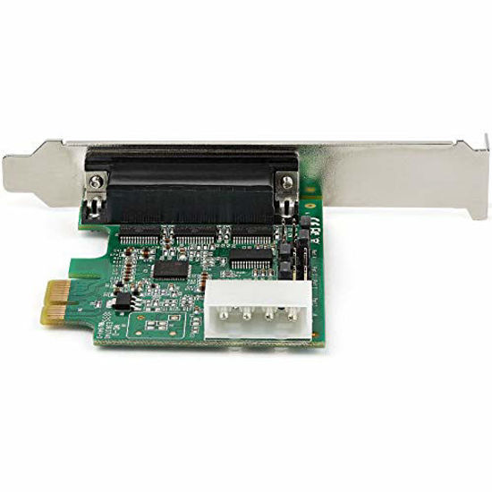GetUSCart- StarTech.com 4-port PCI Express RS232 Serial Adapter Card - PCIe RS232 Serial Host ...