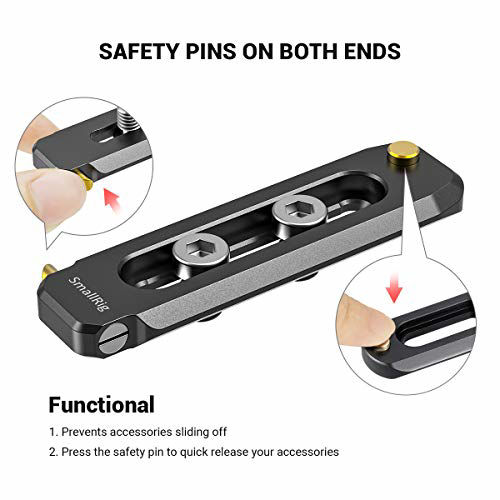 GetUSCart- SMALLRIG Universal Low-Profile Quick Release NATO Rail ...